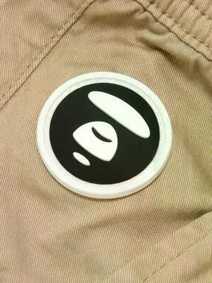 AAPE BY *A BATHING APE Ape Head Logo-plaque Trousers - Brown