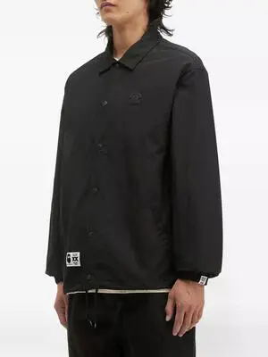 FINGERCROXX Buttoned Logo-patch Jacket