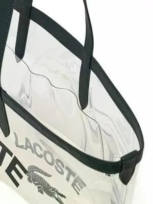 Lacoste Crocodile-logo Transparent Tote Bag