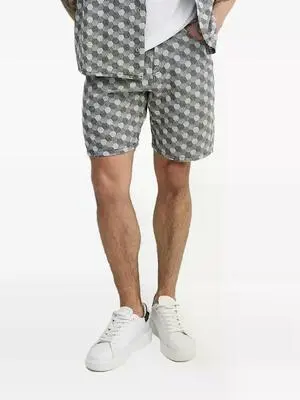 BALR. Hexagon-pattern Shorts