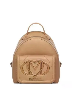 Moschino Logo Plaque Backpack