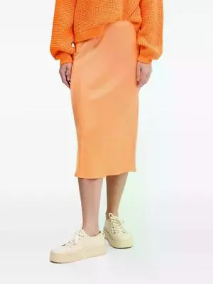 American Vintage Voogy Bias-cut Midi Skirt - Orange