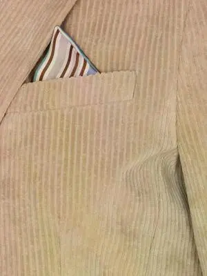 CIRCOLO 1901 Corduroy V-neck Blazer - Neutrals