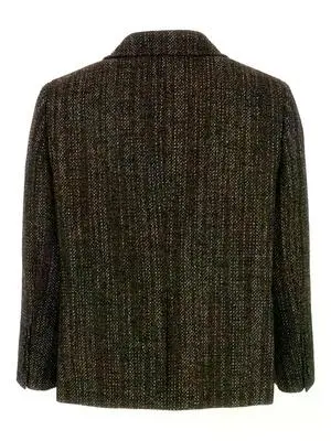 Fendi Tweed Double-breasted Jacket