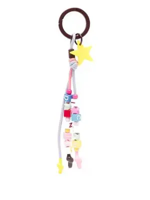 ICON DENIM LA Star-shaped Beaded Keyring