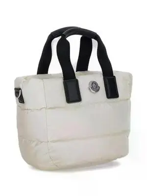 Moncler Caradoc Padded Top-handle Shoulder Bag - Neutrals