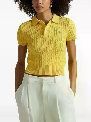 Polo Ralph Lauren Cable-knit Polo Top