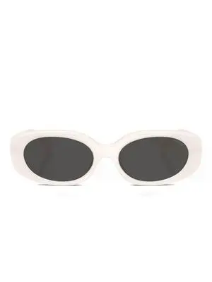 COACH® Oval-frame Sunglasses - White