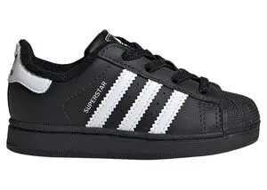 Adidas Superstar Ii Elastic Lace Sneakers - Core Black/cloud White