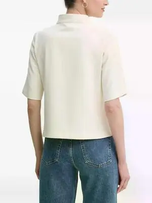 Ba&sh Mock-neck Blouse With Button Placket