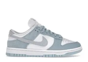 Nike Dunk Low Corduroy Sneakers - Light Armory Blue/football Grey/white