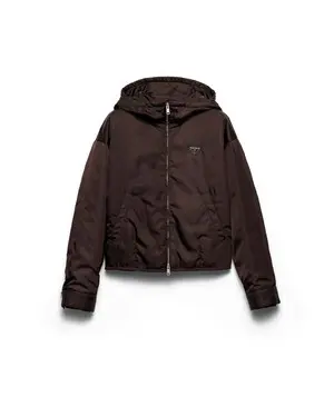 Prada Re-nylon Blouson Jacket - Brown