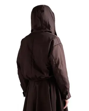 Prada Re-nylon Blouson Jacket - Brown