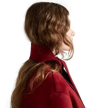 Prada Bonded Suede Jacket - Red