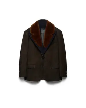 Prada Caban Jacket - Brown