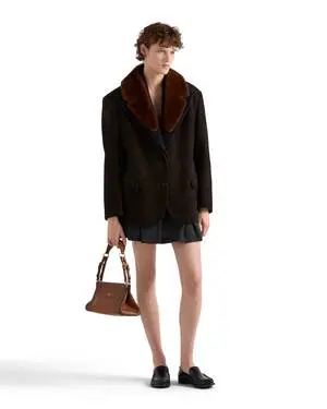 Prada Caban Jacket - Brown