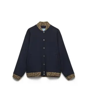 Prada Cashmere And Wool Bomber Jacket