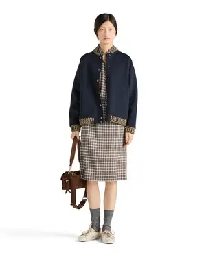 Prada Cashmere And Wool Bomber Jacket