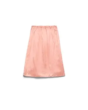 Prada Washed Satin Pencil Skirt