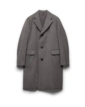Prada Single-breasted Wool Coat