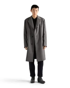 Prada Single-breasted Wool Coat