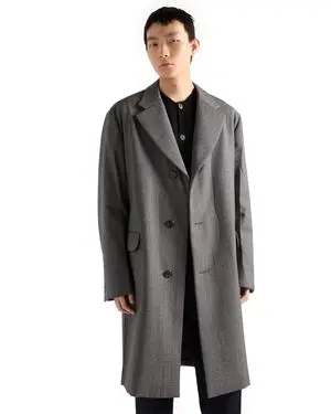 Prada Single-breasted Wool Coat