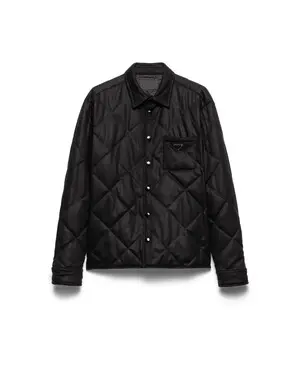Prada Padded Cahmere Hirt - Black