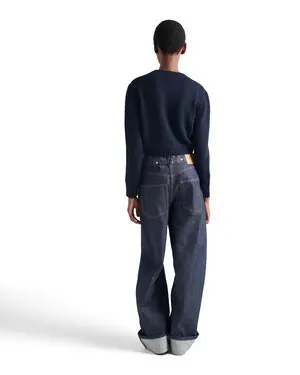 Prada Wool And Cashmere Crew-neck Sweater