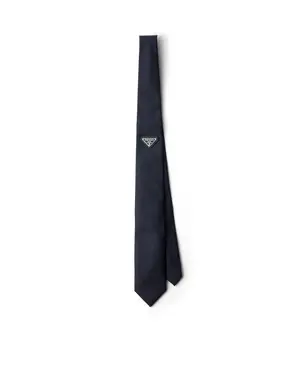 Prada Re-nylon Tie - Blue