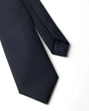 Prada Re-Nylon Gabardine Tie - Blue | Editorialist