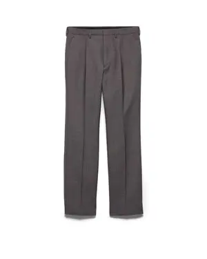 Prada Wool And Silk Wide-leg Pants - Grey