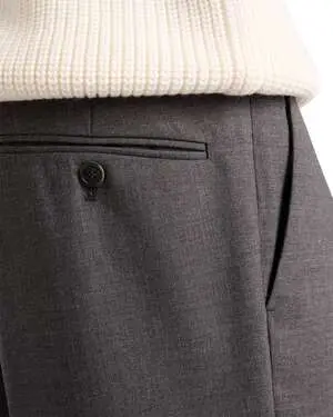 Prada Wool And Silk Wide Leg Pants
