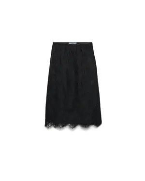 Prada Lace Pencil Skirt