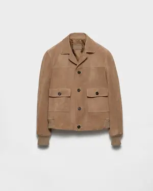 Prada Suede Bomber Jacket
