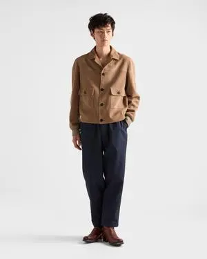 Prada Suede Bomber Jacket