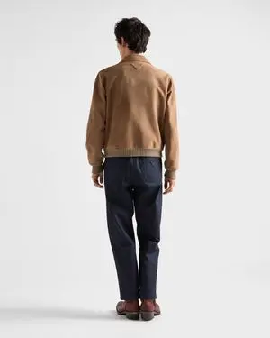 Prada Suede Bomber Jacket