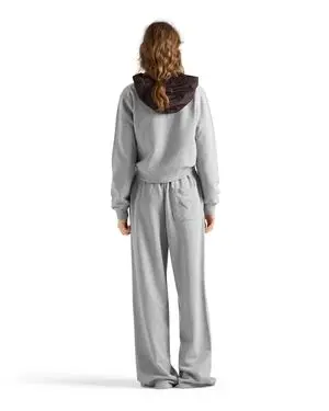 Prada Cotton Fleece Joggers - Grey
