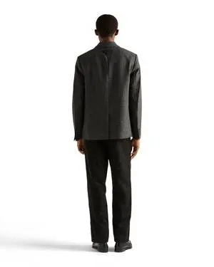 Prada Cotton Wide-leg Pants - Black