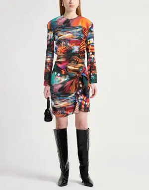 Moschino Mini Flared Viscose Dress