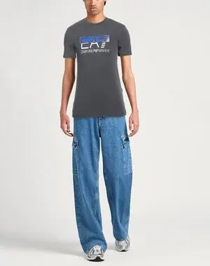 EA7 T-shirt Size Cotton, Elastane - Grey