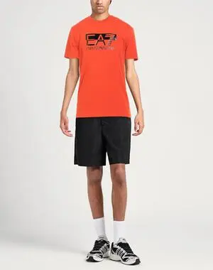 EA7 T-shirt Size Cotton, Elastane - Orange