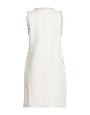 Sandro Mini Tweed Dress With Appliqués And Beads