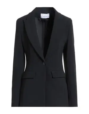KAOS Single-breasted Crepe Blazer - Black