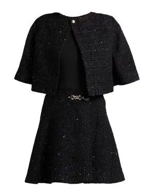 Maje Tweed And Jersey Co-ord Set