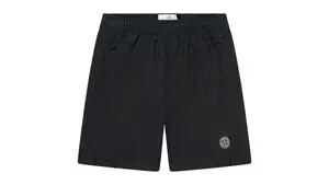 Stone Island Compass Logo Swim Shorts - Black
