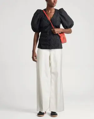 Maje Wide-leg Cotton Jeans