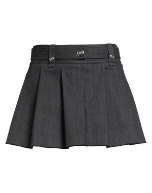 Maje Pleated Denim Skirt