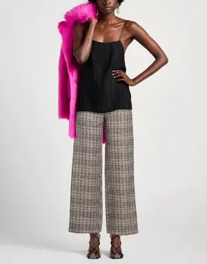 Maje Tweed Wide-leg Pants
