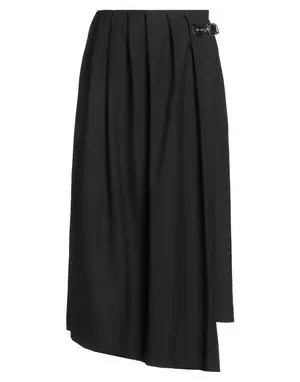 Maje Midi Pleated Wrap Skirt