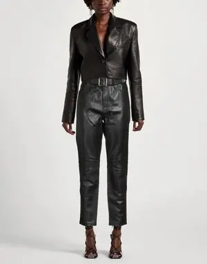 Pinko Tapered Leather Pants